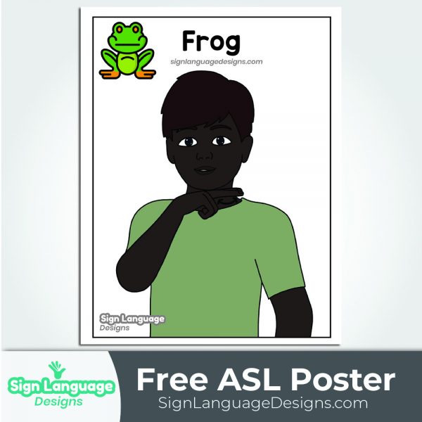 Free ASL Sign Poster - Friends - Sign Language Designs