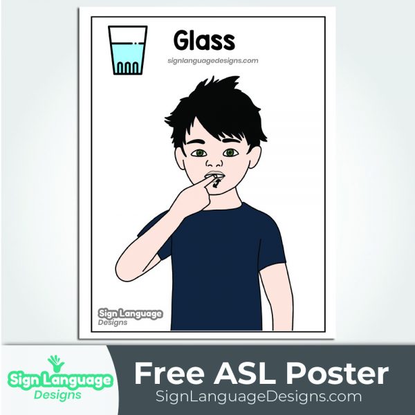 Free ASL Sign Poster - Good - Sign Language Designs