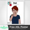 Free ASL Sign Poster - Autumn - Sign Language Designs