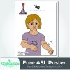 Free ASL Sign Poster - DONE - Sign Language Designs