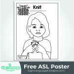 free ASL posters Archives - Sign Language Designs